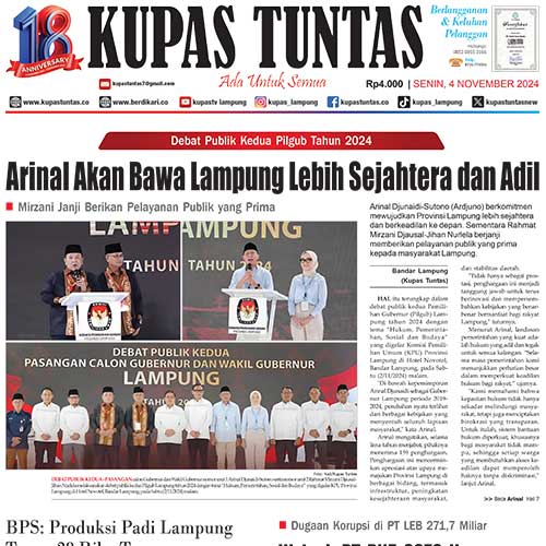 Kupas Tuntas - Surat Kabar Harian Kupas Tuntas Edisi Senin, 04 November 2024