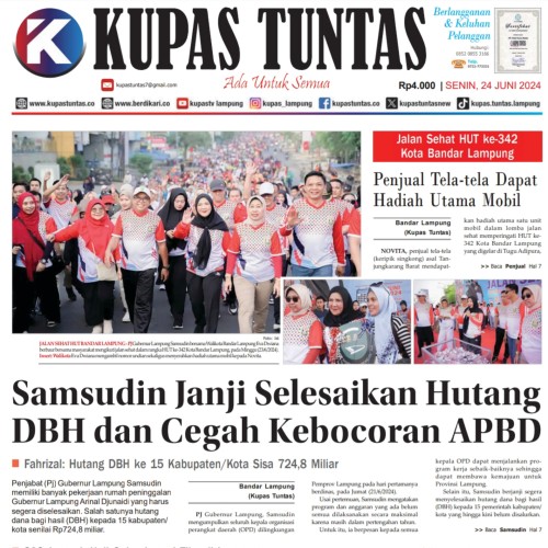 Kupas Tuntas - Surat Kabar Harian Kupas Tuntas Edisi Senin, 24 Juni 2024